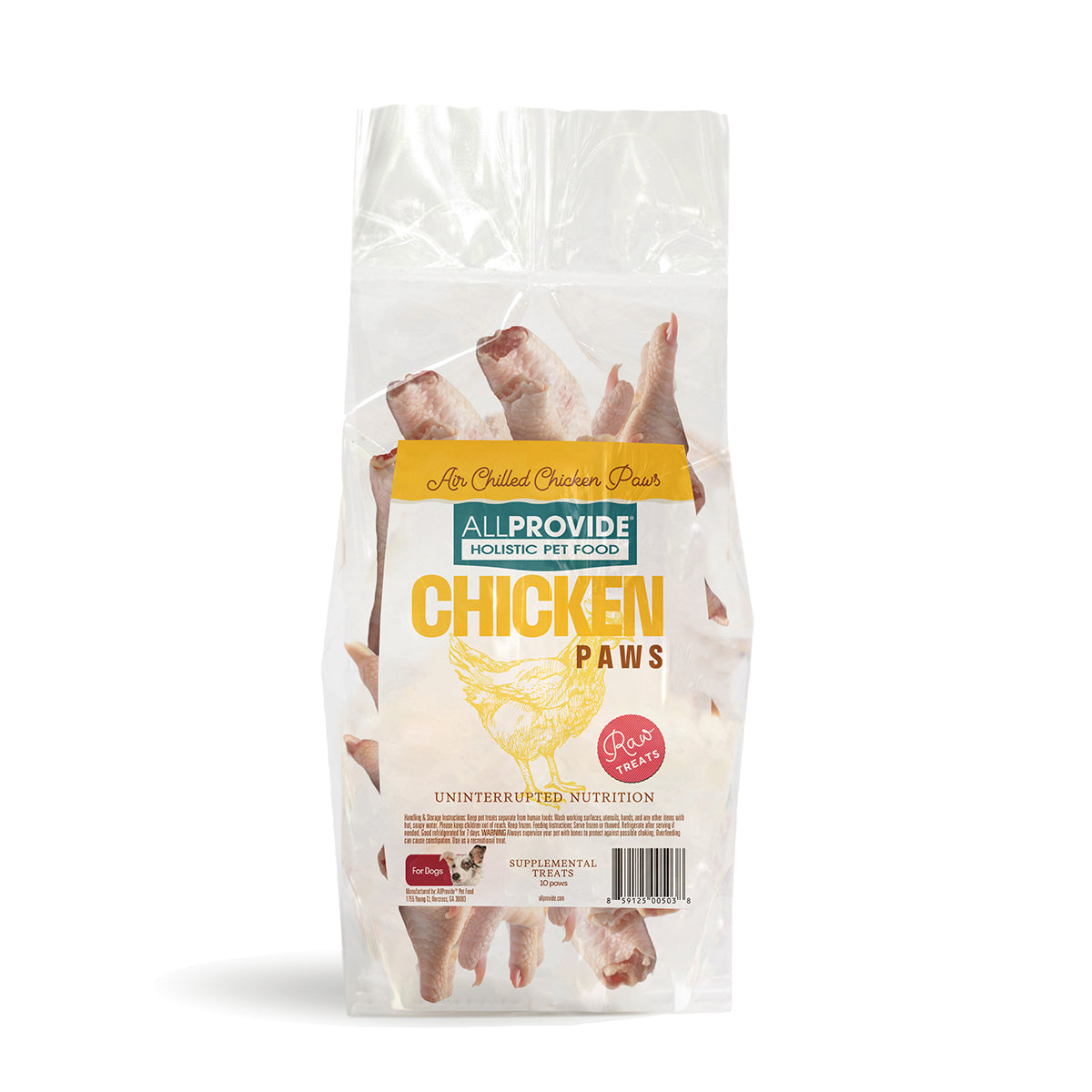 Raw Chicken Paws – Allprovide