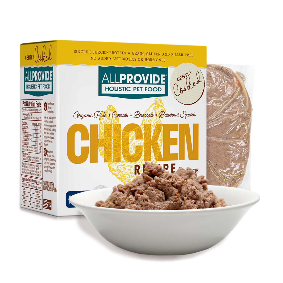 Dog Gently Cooked Chicken 1lb – Allprovide