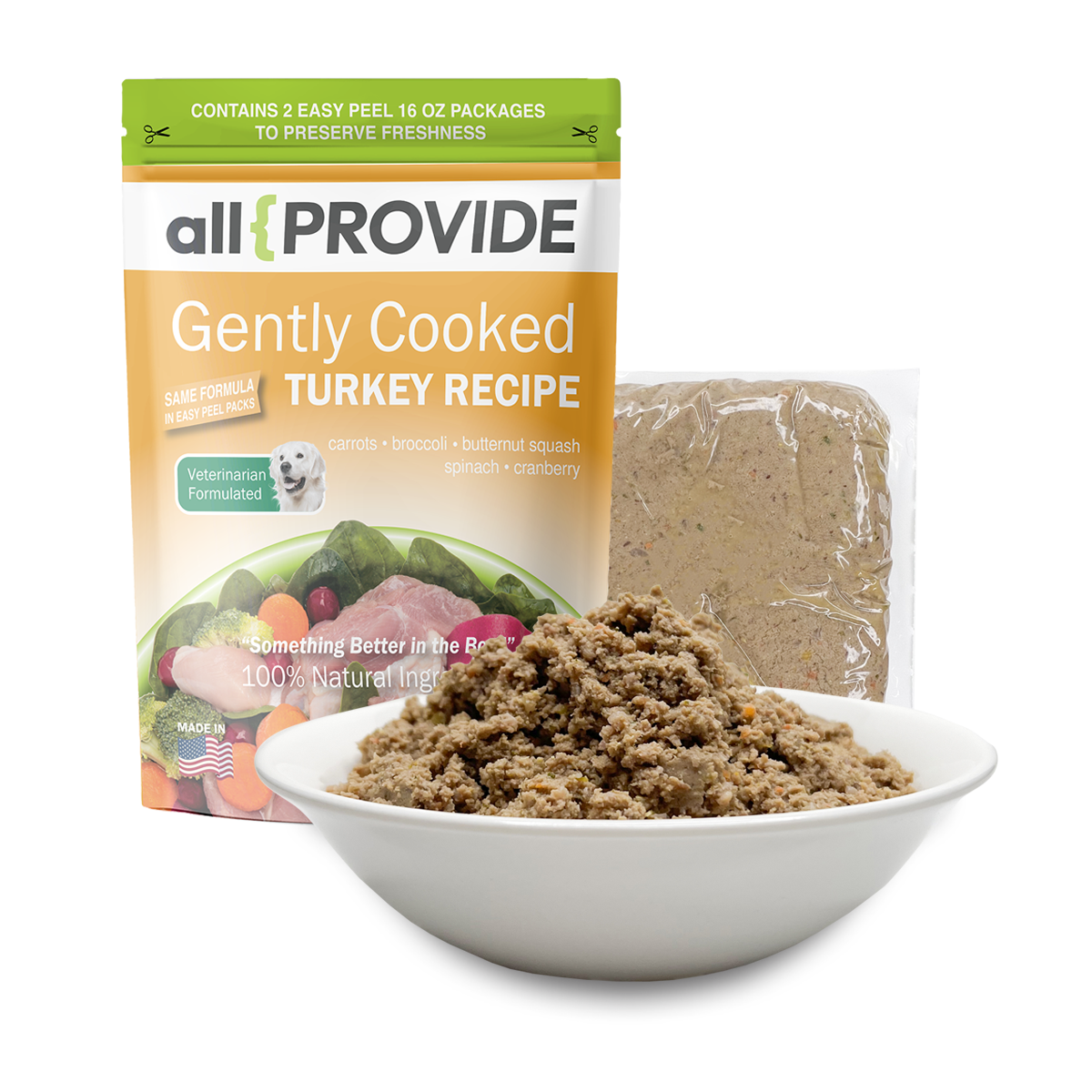Dog Gently Cooked Turkey 1lb – Allprovide
